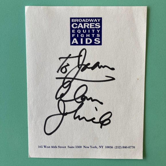 Autograph | Other | Alan Thicke Signed Inscribed Bcefa Paper 45x55 ...